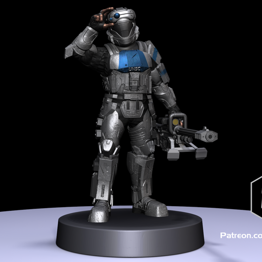 😇 1:48 Scale Halo Alpha 9 ODST Miniatures - 3D Print Files・ 3D File for ...