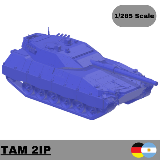 🪖 TAM 2IP・ STL File for 3D printing・Cults