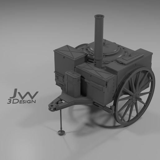 STL file German field kitchen, ww I-II - 1:35 🔪 ・3D printable model to ...