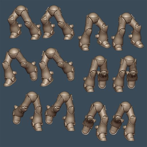 🛰 Gen8 Errant Space Knights - Assault Team Bodies and Jetpacks [Pre ...