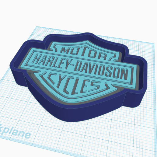 🏍️ Harley Davidson Bar and Shield・ STL File for 3D printing・Cults