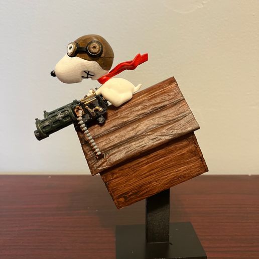 3D printing Snoopy WW 1 Ace・Cults