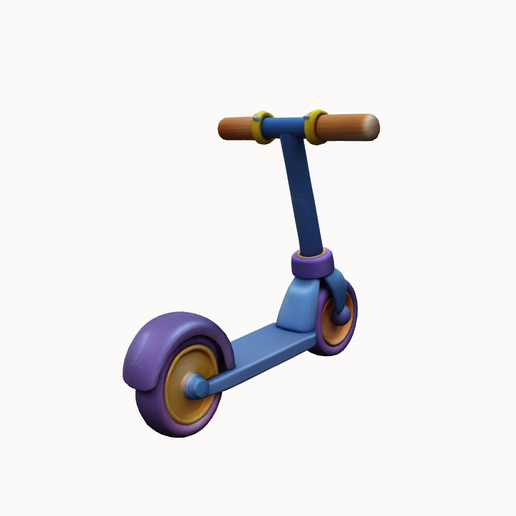 ⚡ Electric Scooter・ STL File for 3D printing・Cults