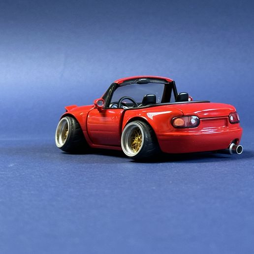 🚗 Mazda MX-5 aka Miata tooned model kit・ STL File for 3D printing・Cults