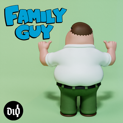 👪 Family Guy - Peter Griffin・ 3D File for 3D printing・Cults