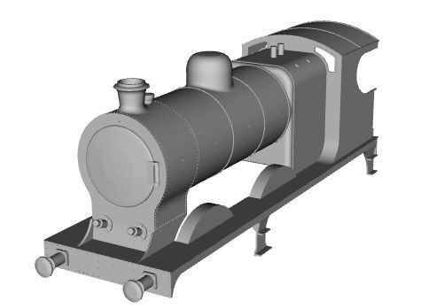 🚂 GCR/LNER J11 Loco Thompson reconstruido escala 1/87・Archivo 3D para ...