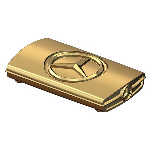 🚗 Front grille Mercedes logo 300SL gullwing sculpture weight 3D print ...