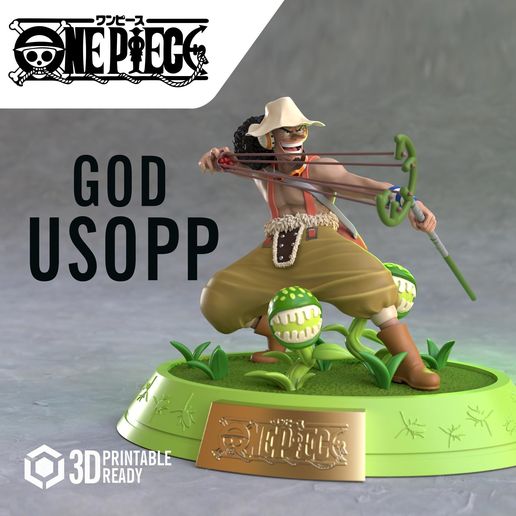 💬 USOPP - One Piece・ STL File for 3D printing・Cults