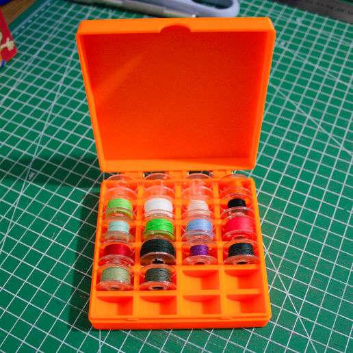 🪡 Sewing Bobbin Box Organizer Storage・ STL File for 3D printing・Cults