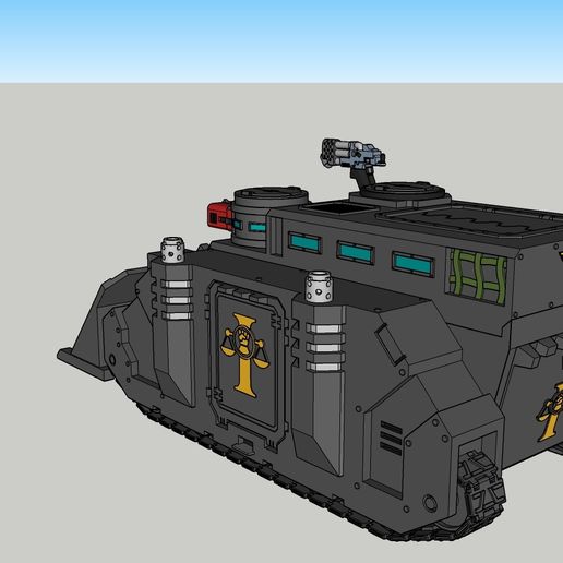 ♟ ARBITES OR INQUISITION REPRESSOR APC・ 3D File for ・Cults