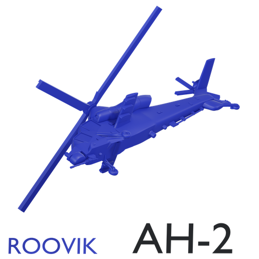 STL file AH-2 ROOIVALK HELICOPTER 🚁 ・3D printable model to download・Cults