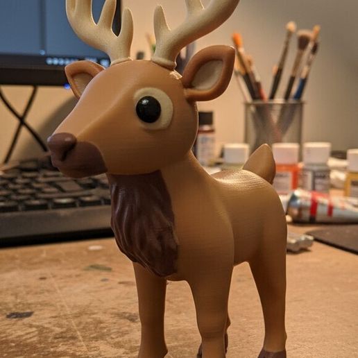 📁 Elk STL File – Cute Stylized 3D Printable Model – Digital Download ...