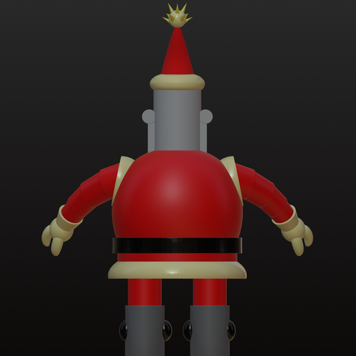 🎅 Santa Robot・Free 3D File for ・Cults