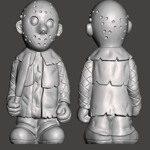 STL file Gnome Jason Voorhees Friday the 13th Halloween 🎃 ・3D printable ...