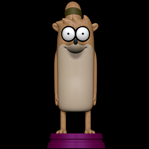 🦝 Rigby - Regular Show・ 3D File for ・Cults