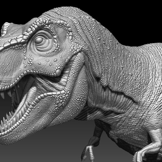🦖 Tyrannosaurus Rex (Dinosaur) | Tyrannosaurus Rex Neutral Pose・ STL ...