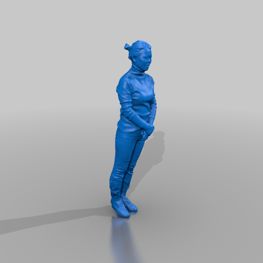 👧 YOUNG GIRL WHOLE BODY （GENERATE BY POP）・Free OBJ File for ・Cults