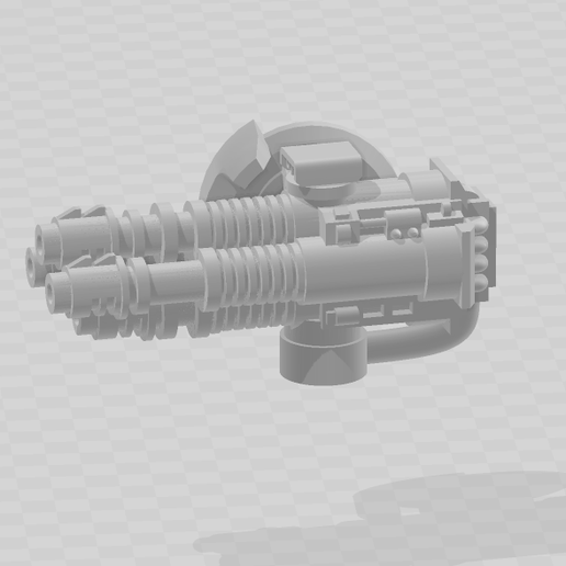 🧸 Heavy laser sponson・Free STL File for 3D printing・Cults