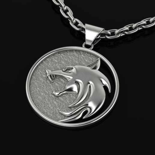 Archivo STL gratis Modelo de impresión 3D Witcher Amulet Wolf 🐺 ・Diseño ...