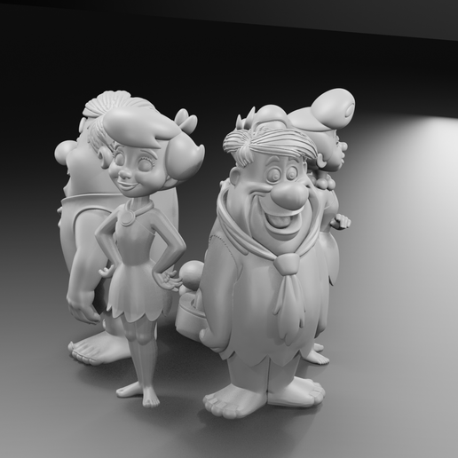 🦴 Flintstone Collection - 3D Printable Classic Cartoon Figurines | Fan ...