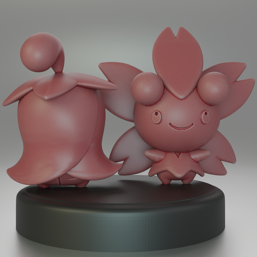 🐉 421- Cherrim Pokemon Figure・ STL File for 3D printing・Cults