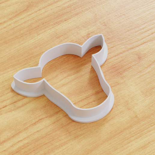 STL file Cow Head Cookie Cutter (Multiple Sizes Available) 🐄 ・3D print ...