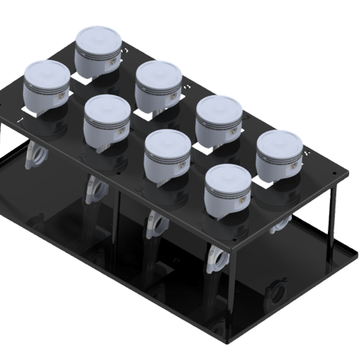 Archivo STL Piston Rack V8 🧑‍🔧 (OBJ)・Design para impresora 3D para ...