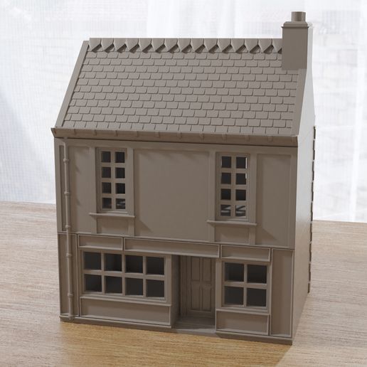 3D file Normandy Commercial Row House T1 Wargaming Terrain 🏠 ・3D ...