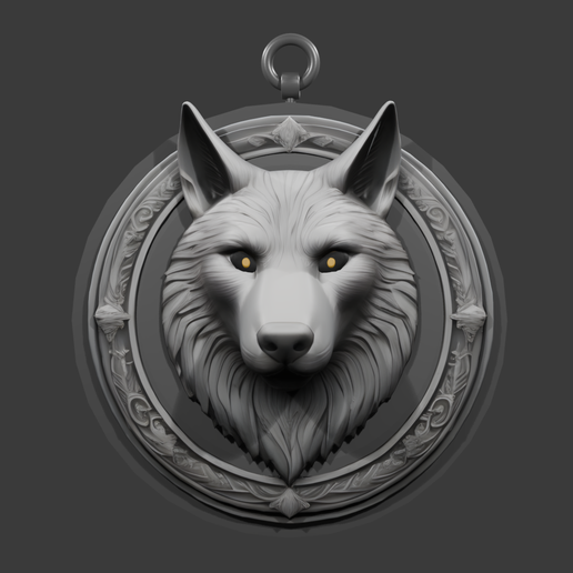 Archivo STL gratis Wolf Medal 🐺 ・Plan para descargar y imprimir en 3D・Cults