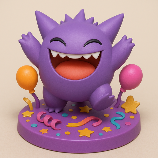 🐉 Gengar Pokemon・ STL File for 3D printing・Cults