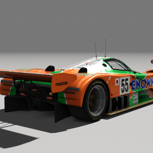 🚗 Mazda 787B・ STL File for ・Cults