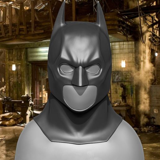 STL file Batman Begins Cowl 2005 👾 (OBJ)・Model to download and 3D print ...