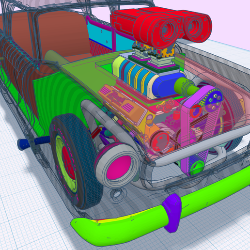 🚗 Pro-Street Nash Metropolitan 4dr and 2dr・ STL File for 3D printing・Cults