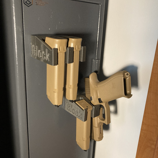 🔫 GLOCK MAGNETIC MOUNT FOR STORAGE UNITS 2-PACK: Glock + Magazine and 2 ...