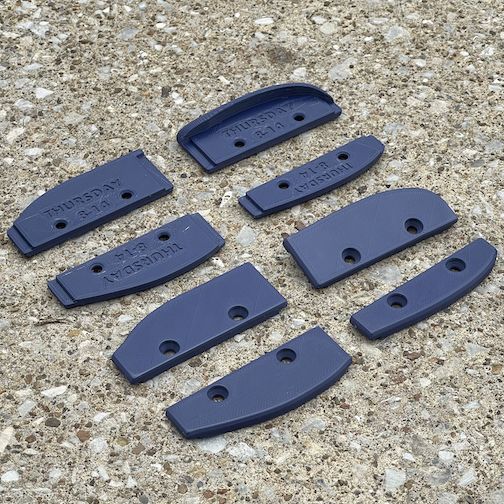 🎲 Razors Four Piece Genesys Sole Plates・Free 3D File for ・Cults