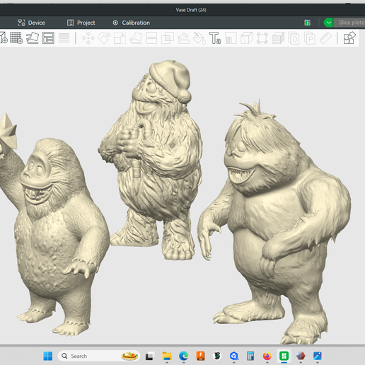 ☃️ Set of 3 Bumbles or the Abominable Snowman from the Christmas ...