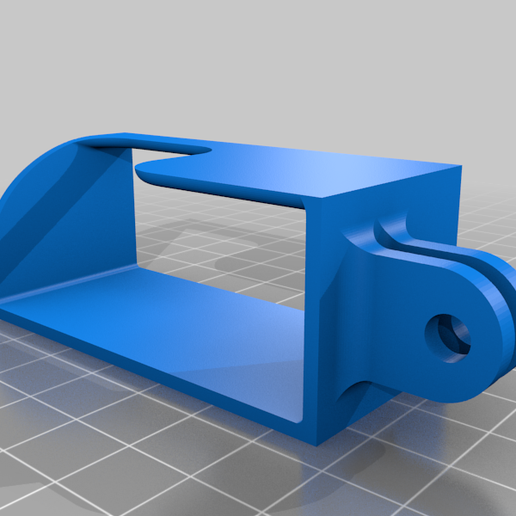 Free STL file GoPro Hero 8 Vertical Mount with Locker 👽 ・3D print ...