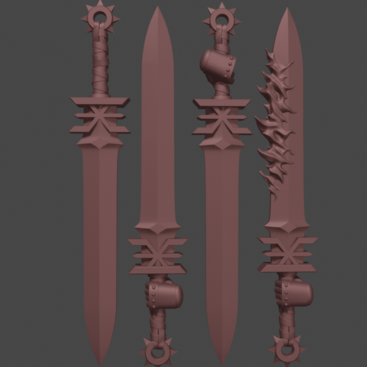 3D file Future Butcher Weapons + Arms 🔮 ・3D printable design to download・Cults