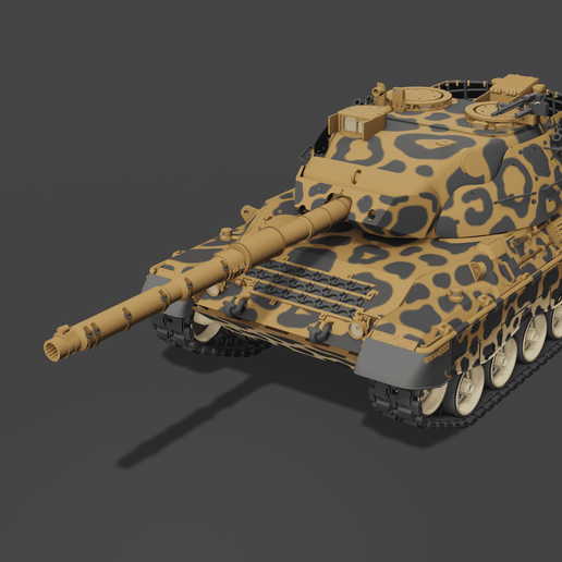 🐆 Leopard 1・ 3D File for 3D printing・Cults