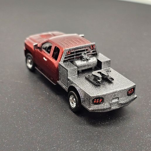 🚚 CHEVY 2500 FLATBED DUALLY TRUCK・ STL File for 3D printing・Cults