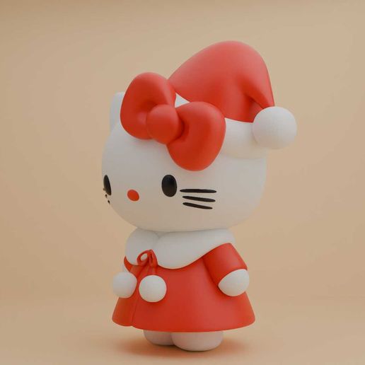 👋 3d model of hello kitty sanrio for Christmas・ STL File for 3D ...