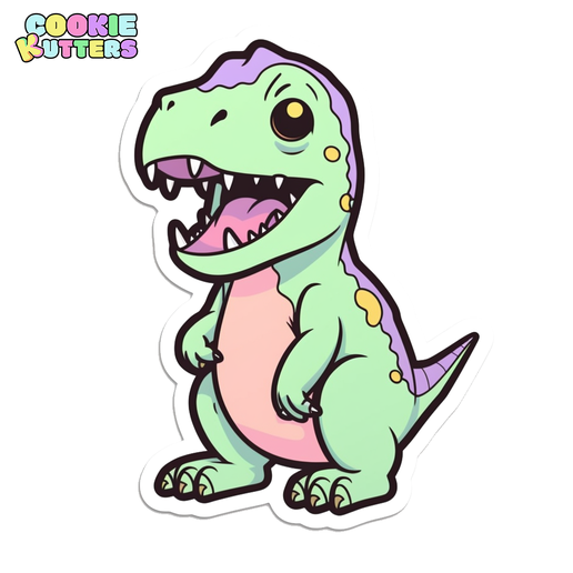 STL file CUTE T-REX DINOSAUR COOKIE CUTTER MOLD 🦖 ・3D printable design ...