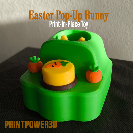 👌 Easter Pop-Up Bunny - Fidget Toy - Jumping Bunny・ 3D File for 3D ...