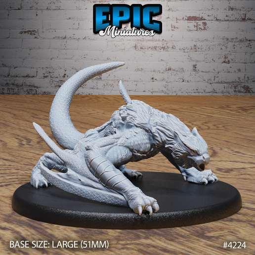 🐉 Emperor Wyvern ‧ DnD Miniature ‧ Tabletop Miniatures ‧ Gaming Monster ...