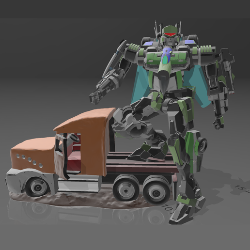 3D file Transformer Stormbird 🔫 ・3D printing model to download・Cults