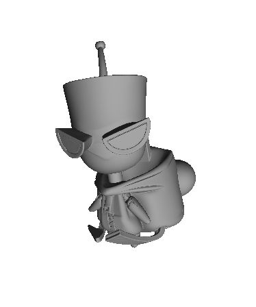 👾 Invader zim gir・ STL File for 3D printing・Cults