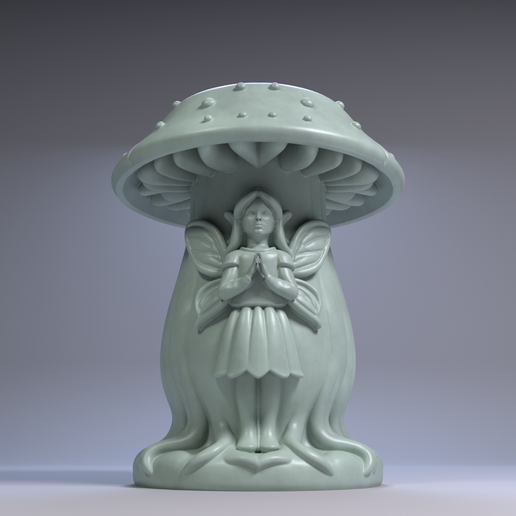 🧚 Fairy Mushroom Pen Holder – Pencil Holder - Enchanted Toadstool Desk ...