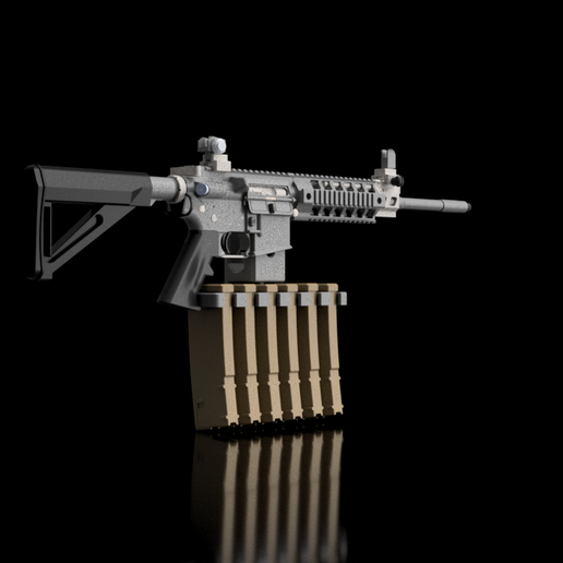 🧞‍♂️ AR15/6 MAG MOUNT - 3D Printable・ STL File for 3D printing・Cults