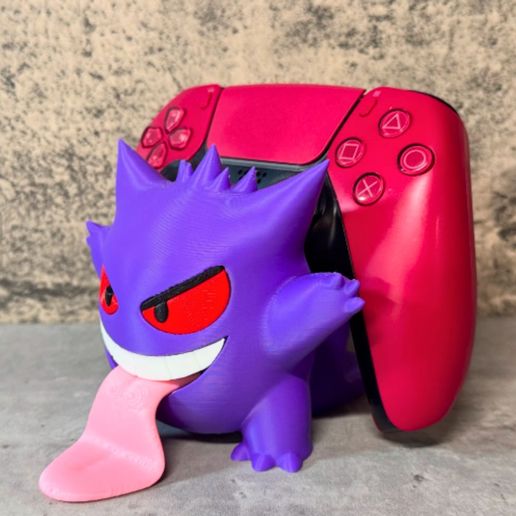 🎨 GENGAR HOLDER CONTROLLER - BY COLORS (Multiparts)・ STL File for 3D ...