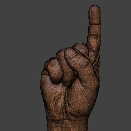 hand pointing finger・ STL File for ・Cults